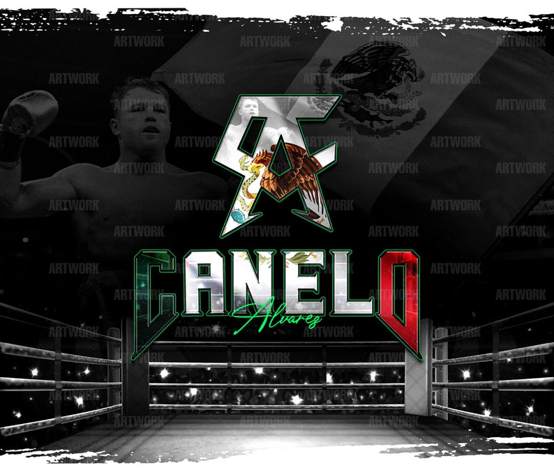Canelo Fanart Tumbler Artwork Sublimation - Etsy
