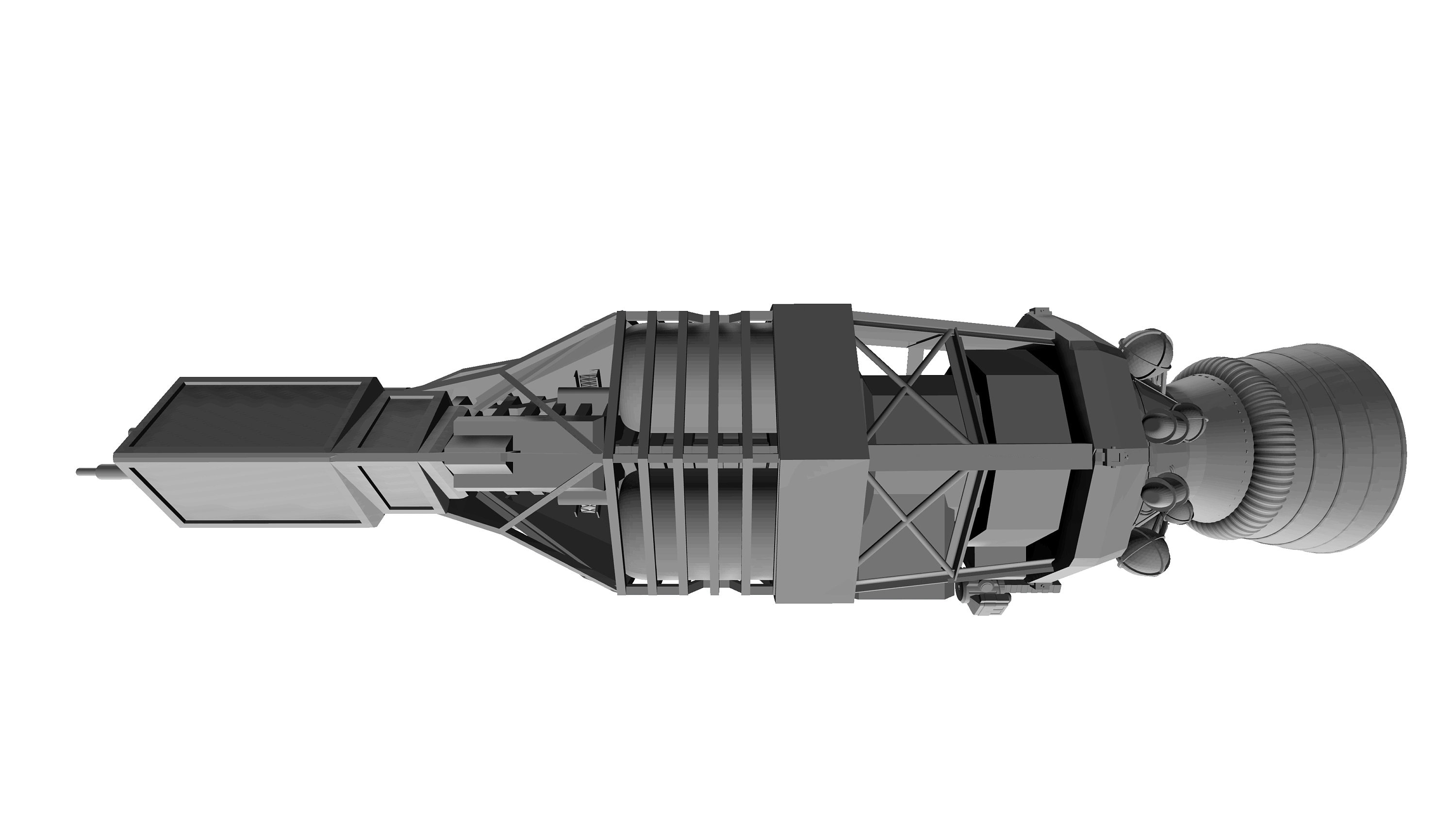 Belter Ship STL the Expanse Ship Model File - Etsy Australia
