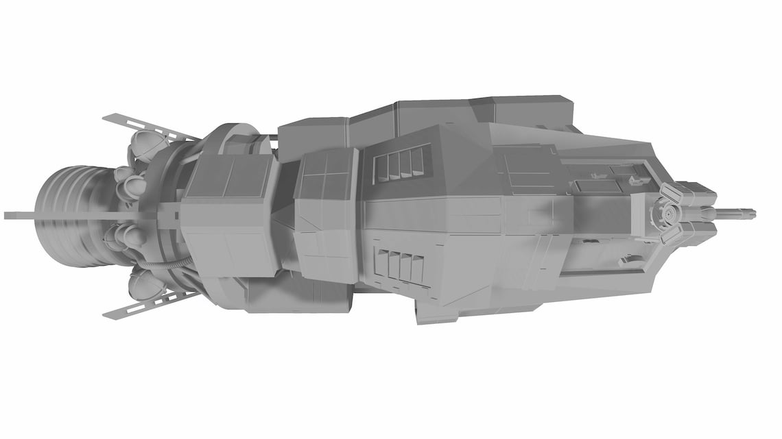 OPAS Tynan STL File Expanse Ship Model - Etsy UK