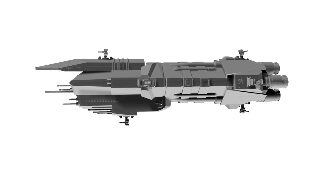 UNN Munroe Class Light Destroyer STL the Expanse Ship Model File - Etsy