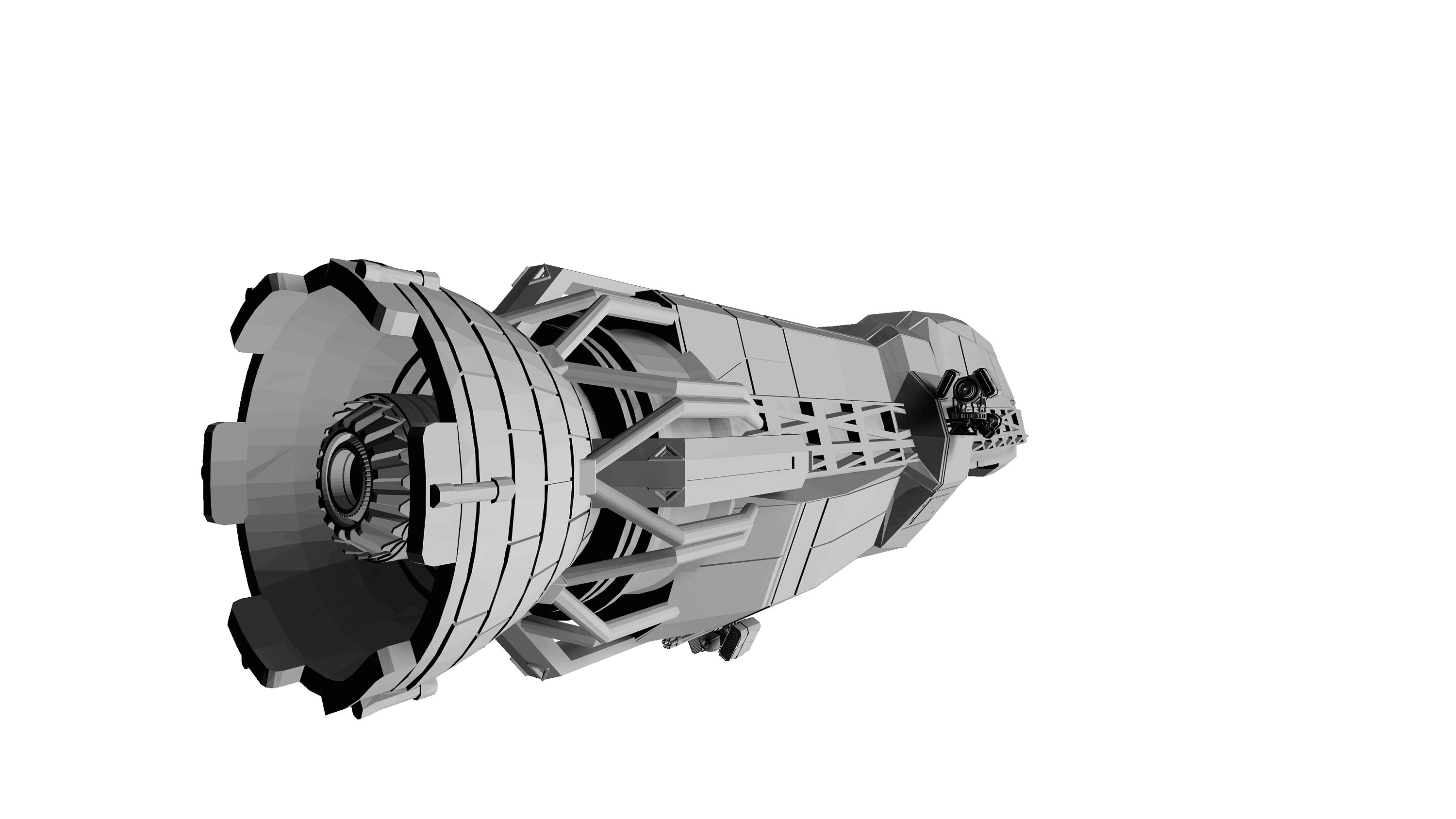 MCRN Morgaina Class Patrol Destroyer STL Expanse Ship Model File - Etsy