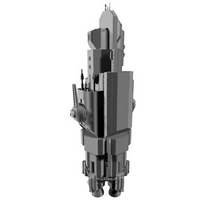 UNN Leonidas Class Battleship STL the Expanse Ship Model File - Etsy