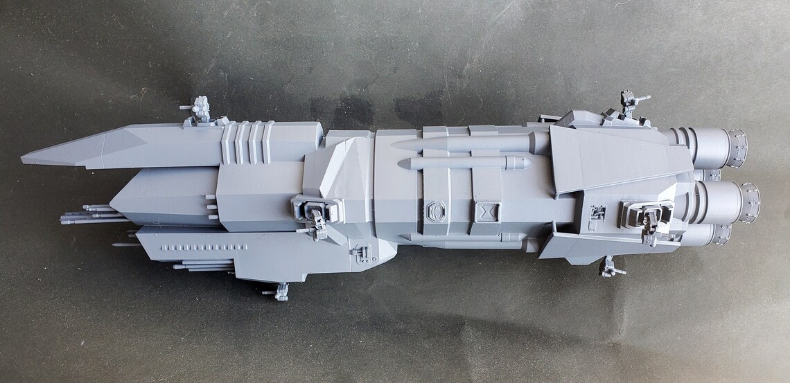 UNN Munroe Class Light Destroyer Expanse Ship Model - Etsy