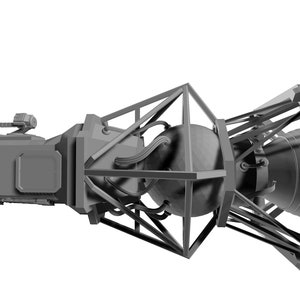 Belter Skiff STL the Expanse Ship Model File - Etsy