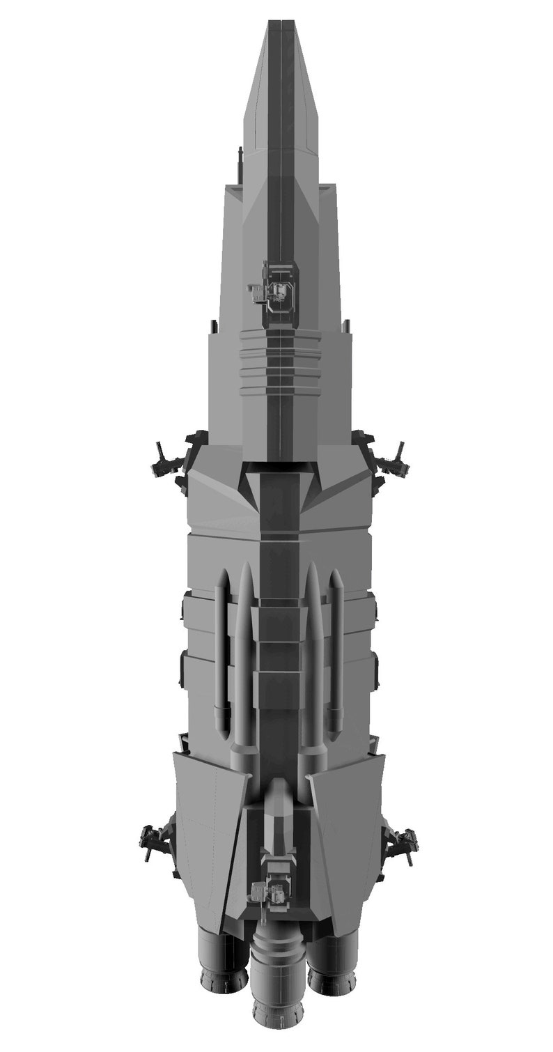 UNN Munroe Class Light Destroyer STL the Expanse Ship Model File - Etsy