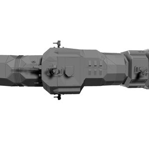 UNN Murphy Class Destroyer STL Expanse Ship Model - Etsy