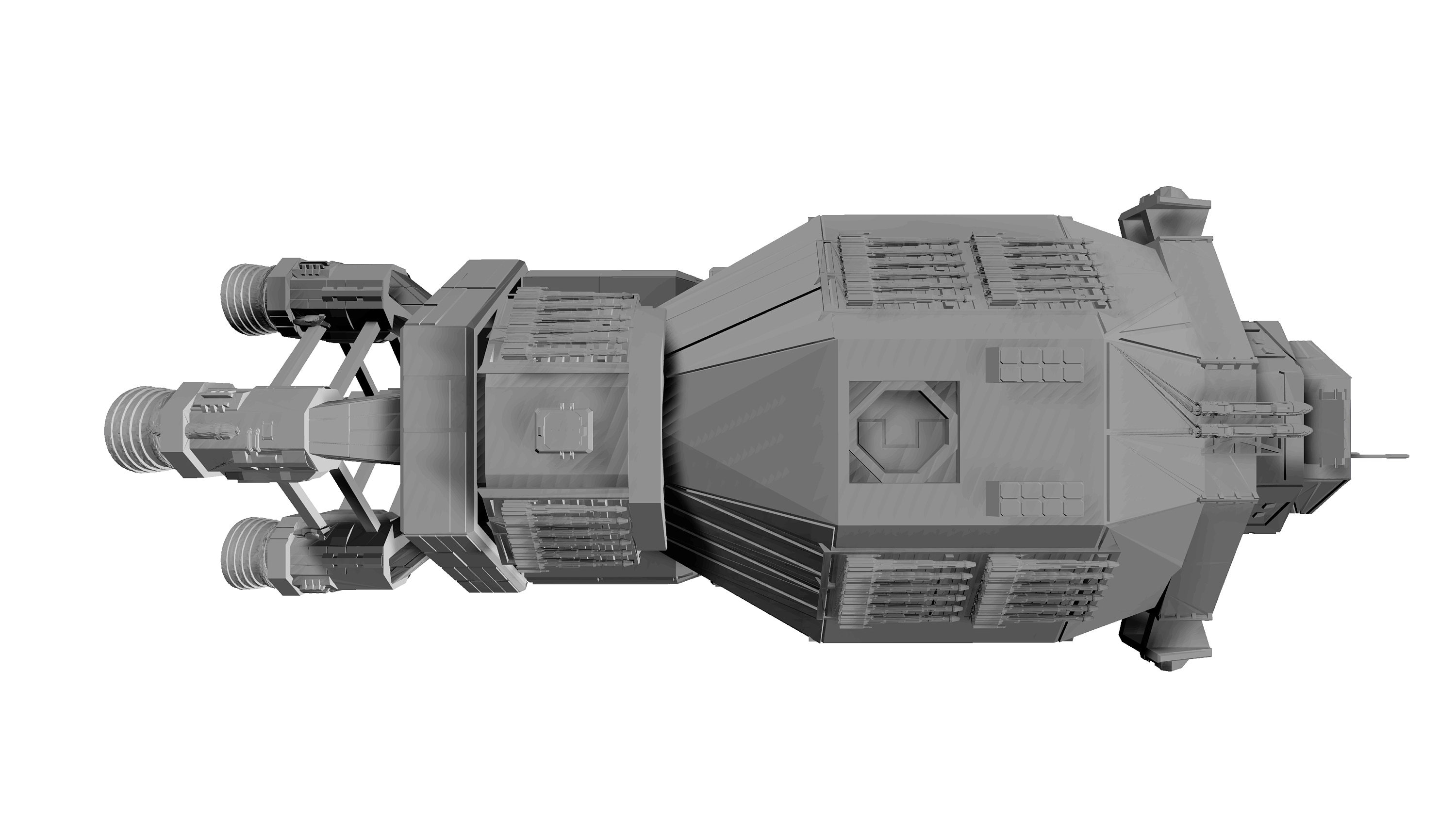 Granicus Free Navy Warship STL Expanse Ship Model - Etsy