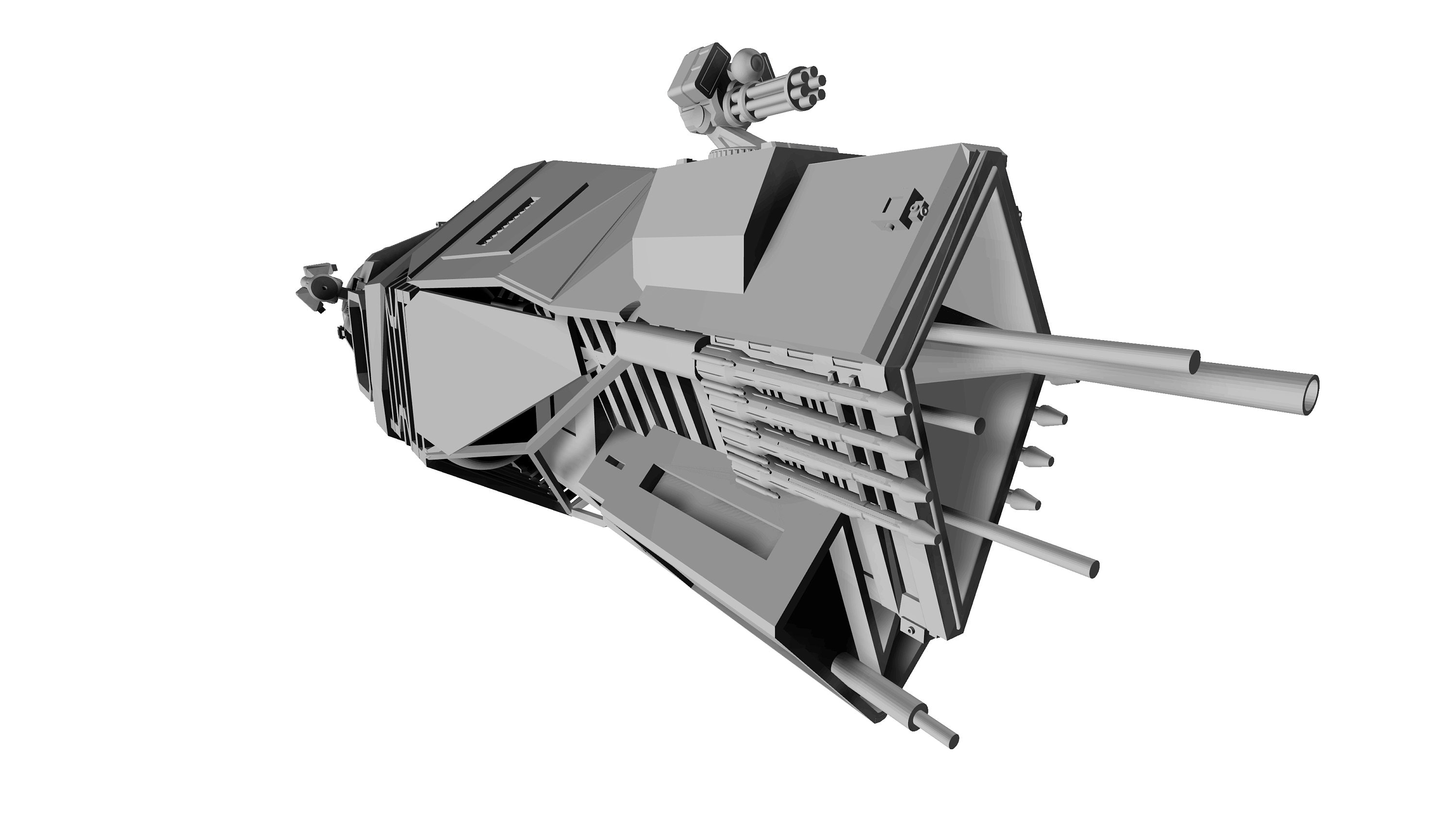 Belter Ship STL the Expanse Ship Model File - Etsy