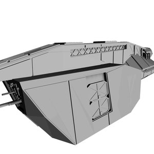 MCRN Barkeith STL Expanse Ship Model 3d File - Etsy