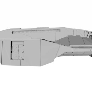 MCRN Barkeith STL Expanse Ship Model 3d File - Etsy