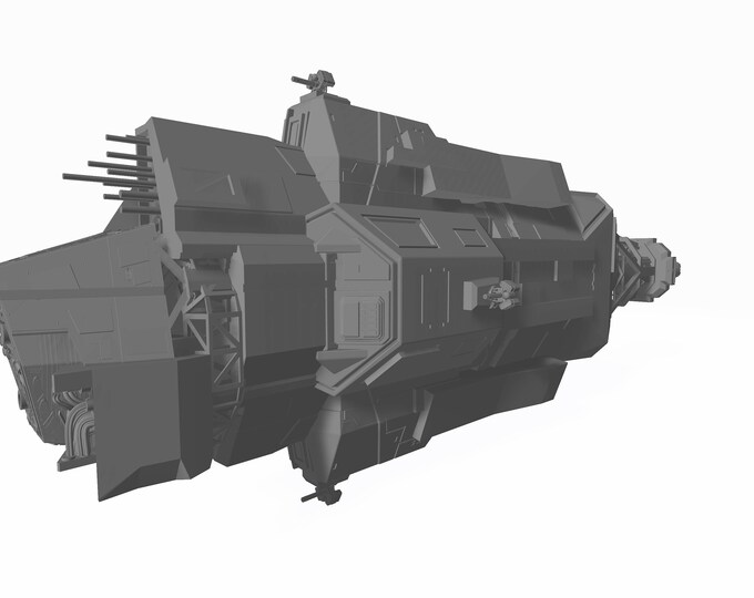 MCRN B-class Light Fleet Supply Ship STL Expanse Ship Model 3d File - Etsy