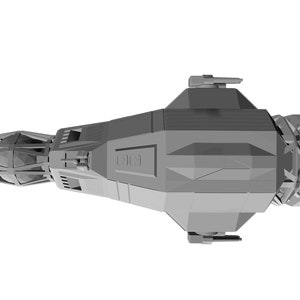 UNN Frigate STL File the Expanse Ship Model - Etsy