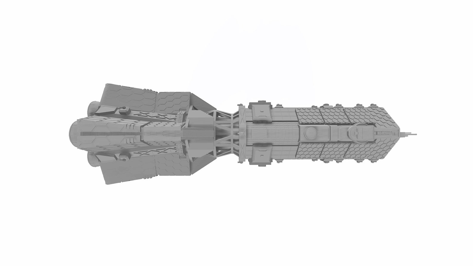 UNN Zenobia/nathan Hale Class STL Digital Download Expanse Ship Model ...