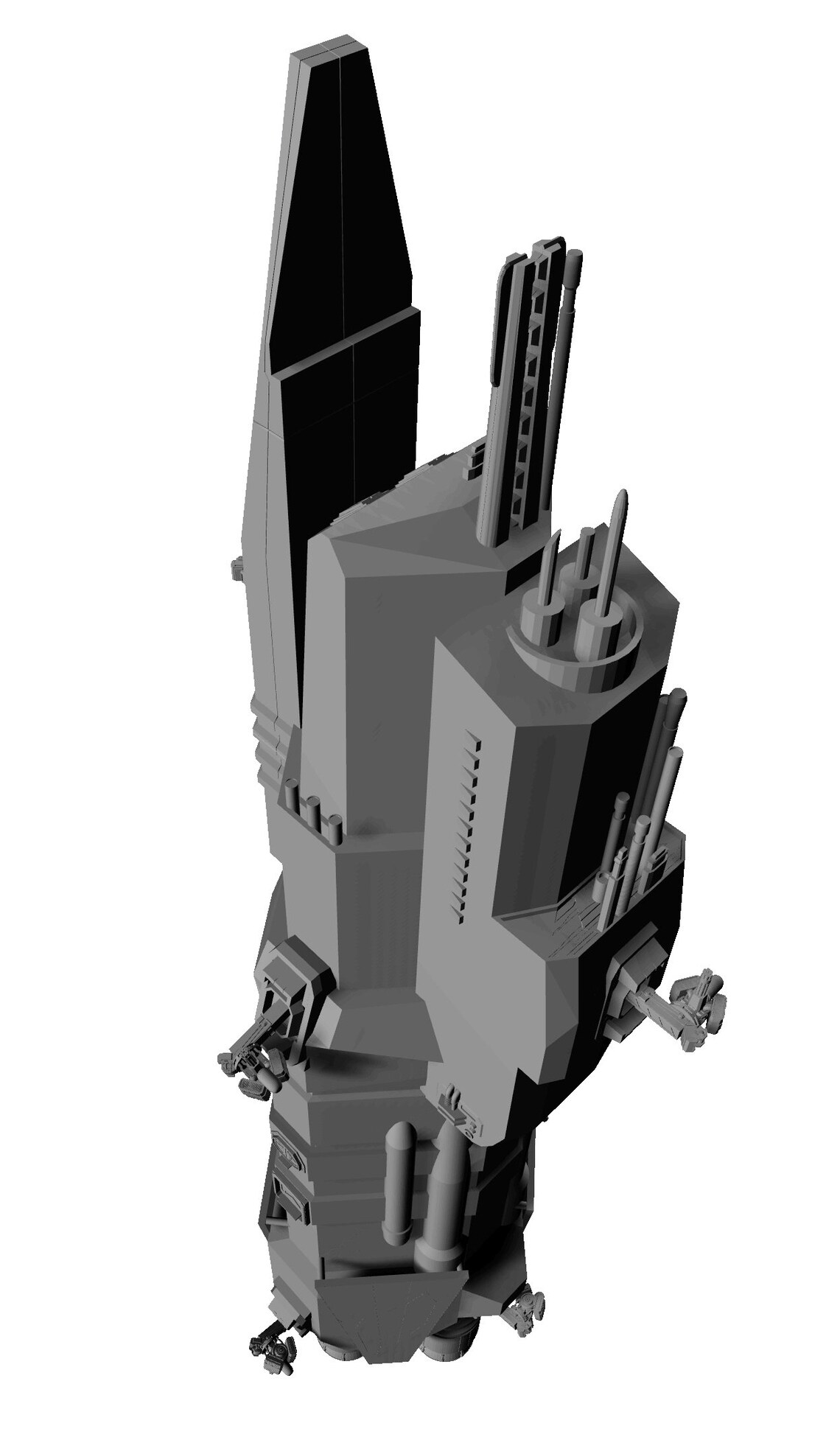 UNN Munroe Class Light Destroyer STL the Expanse Ship Model File - Etsy