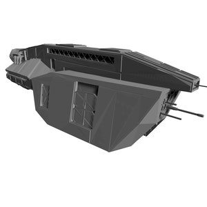 MCRN Barkeith STL Expanse Ship Model 3d File - Etsy