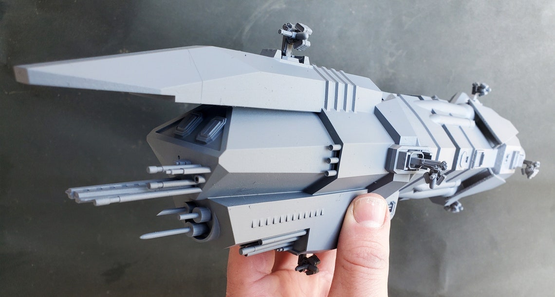 UNN Munroe Class Light Destroyer Expanse Ship Model - Etsy