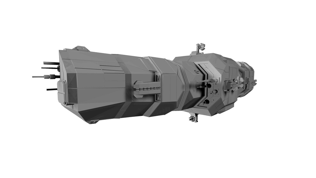 UNN Murphy Class Destroyer STL Expanse Ship Model - Etsy