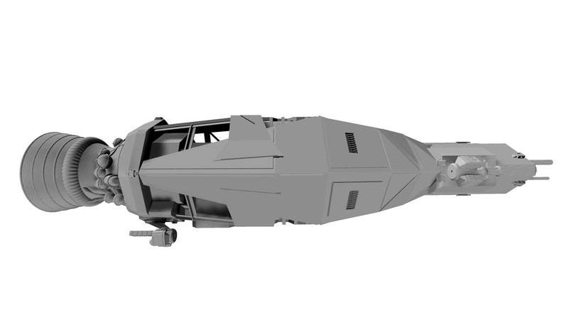 Belter Ship STL the Expanse Ship Model File - Etsy