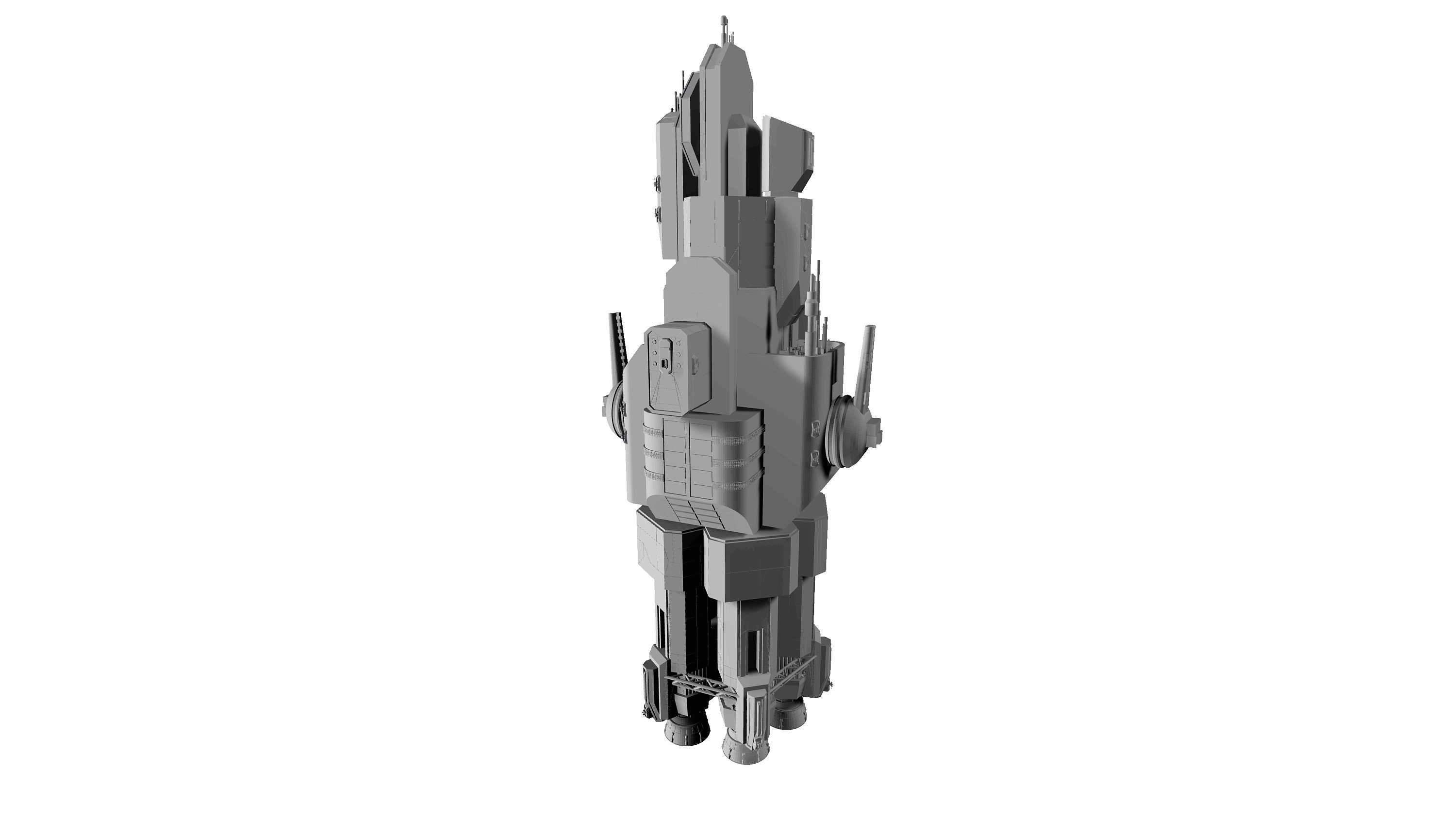 UNN Leonidas Class Battleship STL the Expanse Ship Model File - Etsy