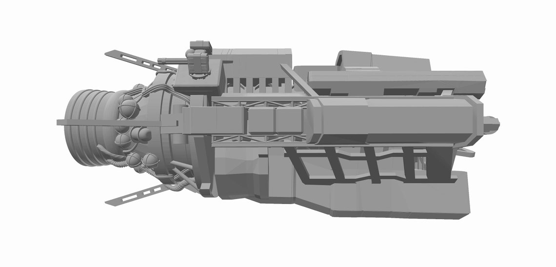 OPAS Tynan STL File Expanse Ship Model - Etsy UK
