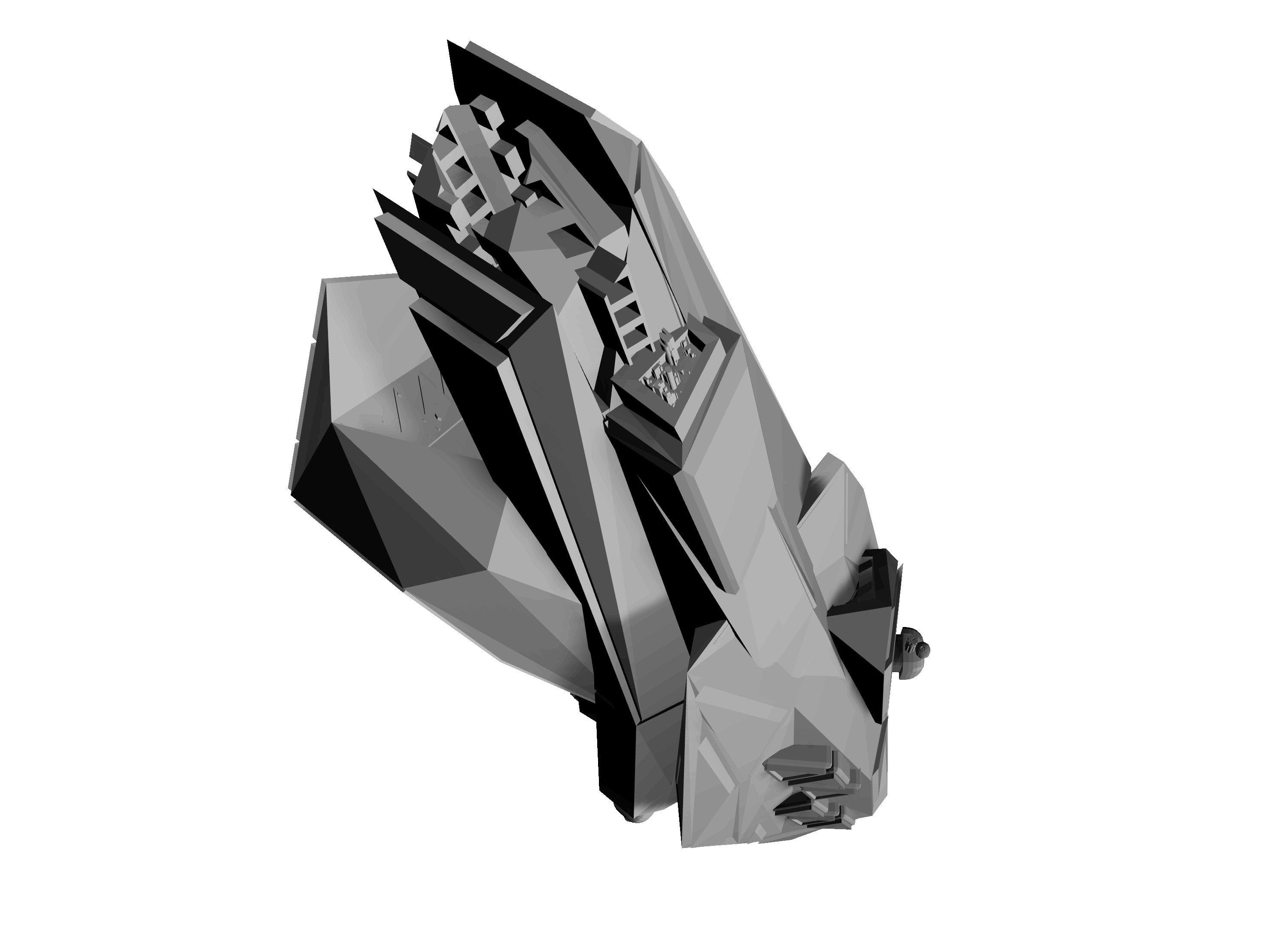 Amun-ra Class Stealth Ship STL Digital File - Etsy