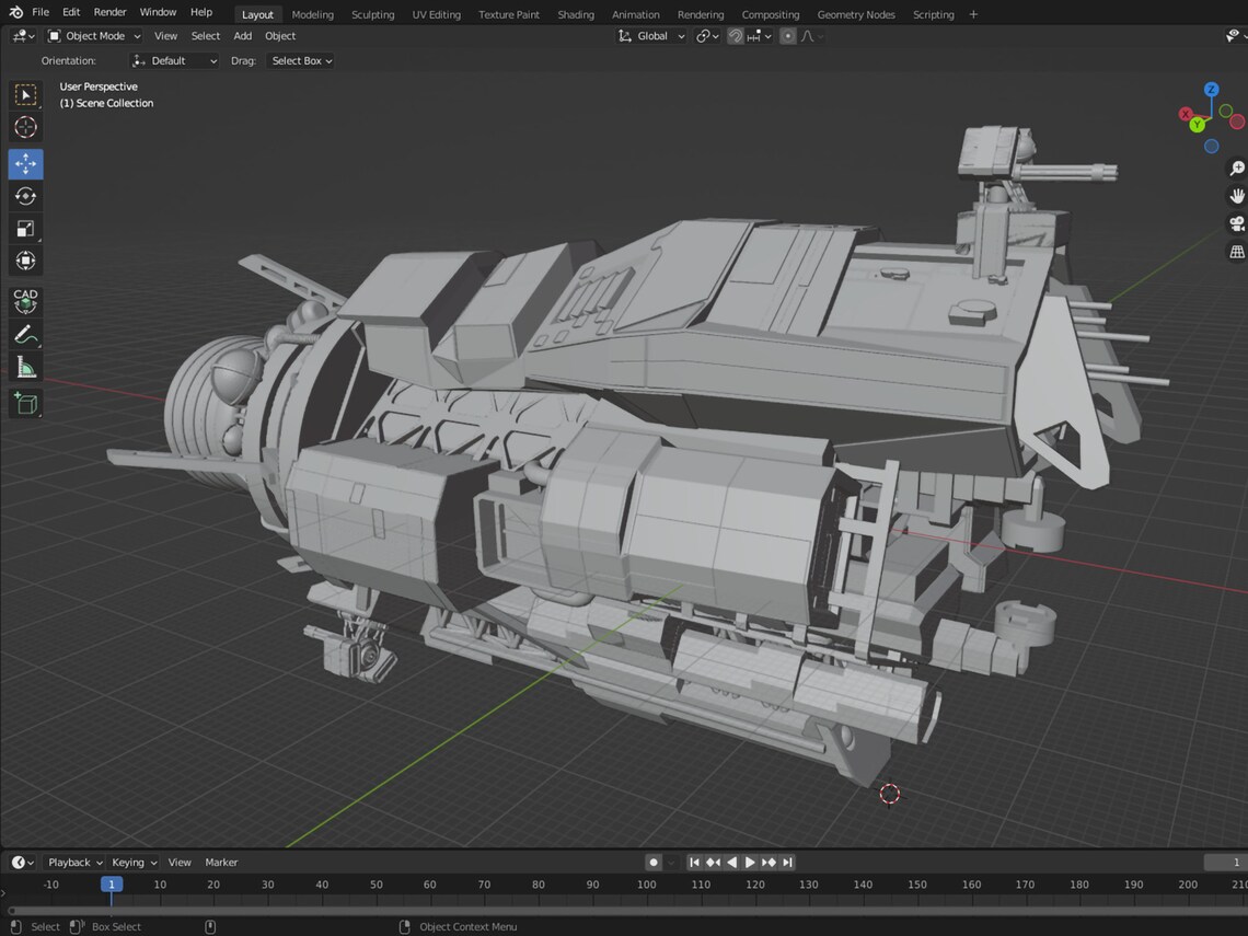 The Expanse OPAS Tynan Ship Model - Etsy