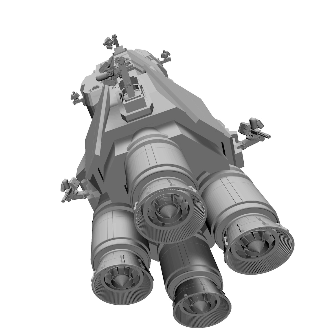 UNN Munroe Class Light Destroyer STL the Expanse Ship Model File - Etsy