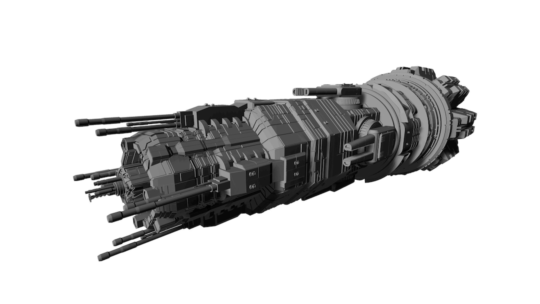 UNN Xerxes Class Dreadnought STL File - Etsy Canada