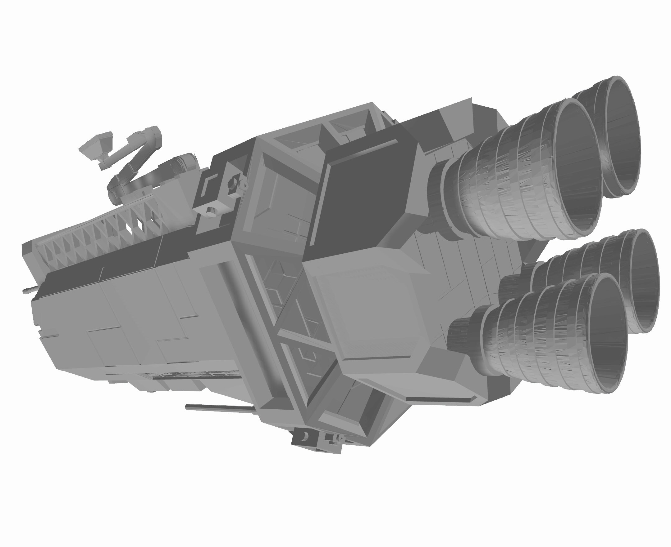 Mowteng STL File the Expanse Ship Model - Etsy