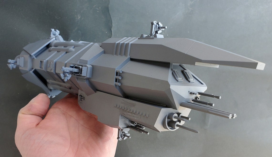 UNN Munroe Class Light Destroyer Expanse Ship Model - Etsy