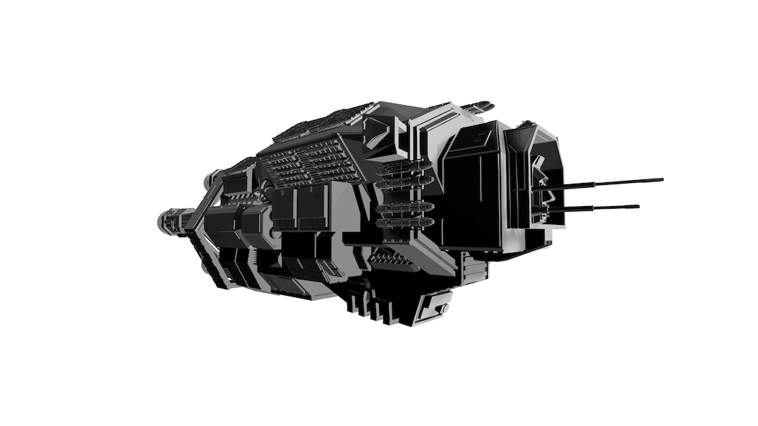 Granicus Free Navy Warship STL Expanse Ship Model - Etsy