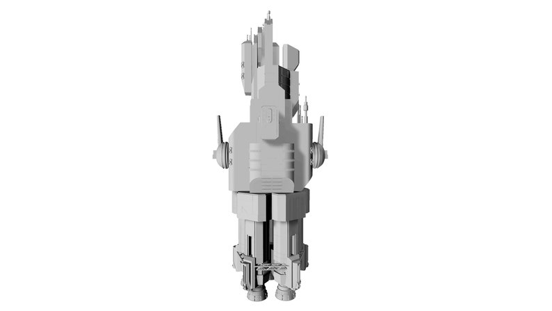 UNN Leonidas Class Battleship STL the Expanse Ship Model File - Etsy