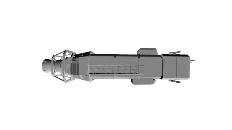 Zmeya Belter Assault/cargo Ship STL Expanse Ship Model File - Etsy