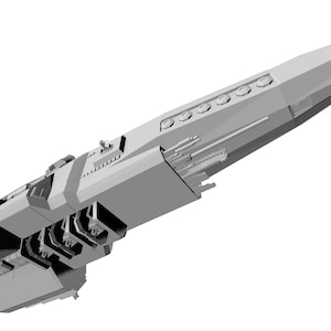 MCRN Raptor Class Fast Attack Cruiser STL File Expanse Ship Model - Etsy