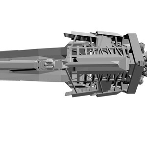 Belter Warship STL the Expanse Ship Model File - Etsy