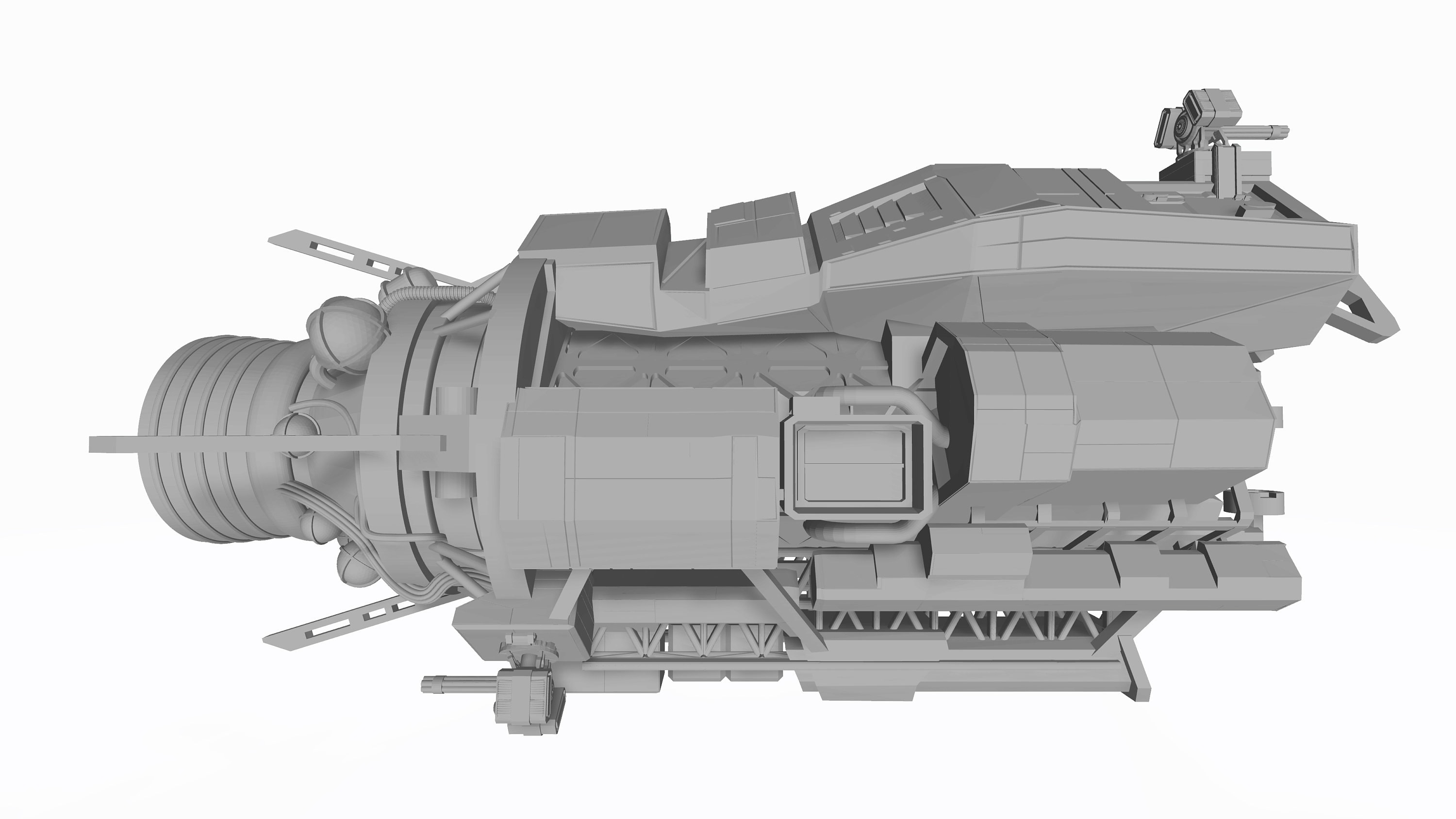 OPAS Tynan STL File Expanse Ship Model - Etsy