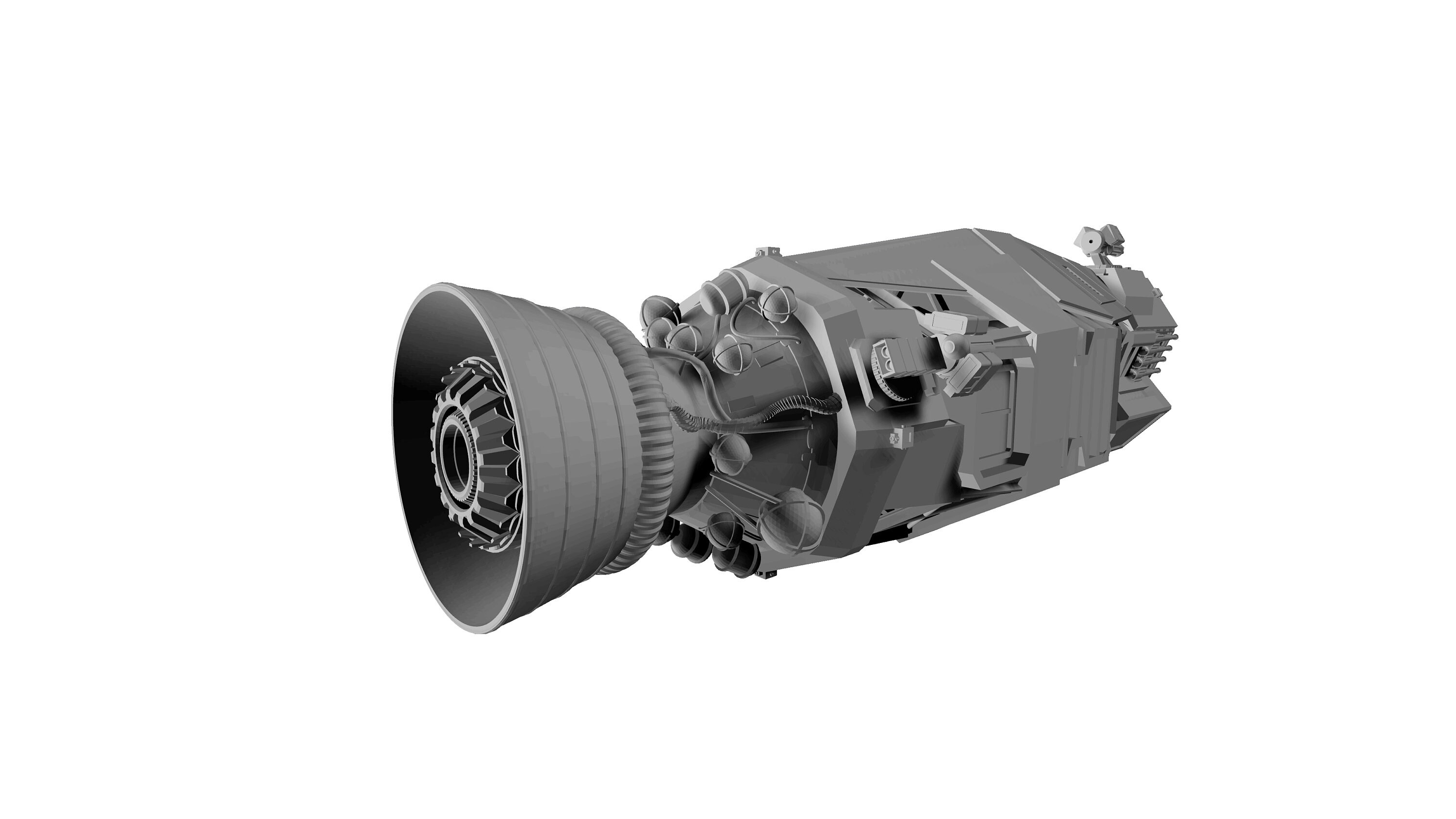 Belter Ship STL the Expanse Ship Model File - Etsy