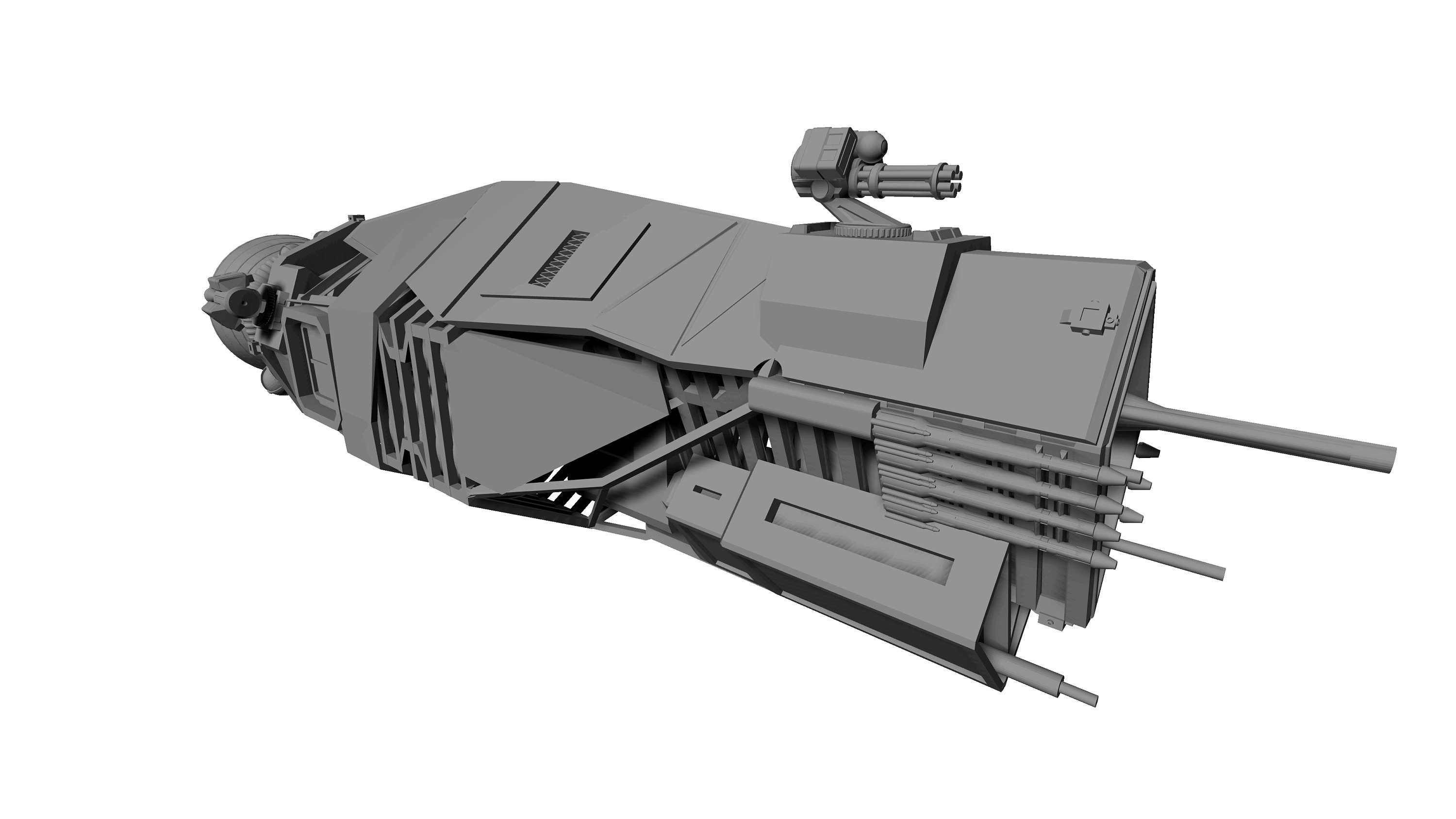 Belter Ship STL the Expanse Ship Model File - Etsy Australia