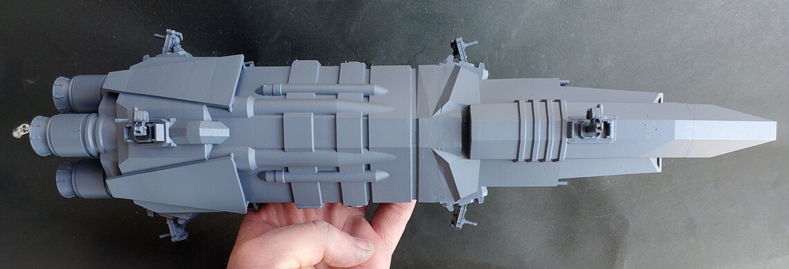 UNN Munroe Class Light Destroyer Expanse Ship Model - Etsy