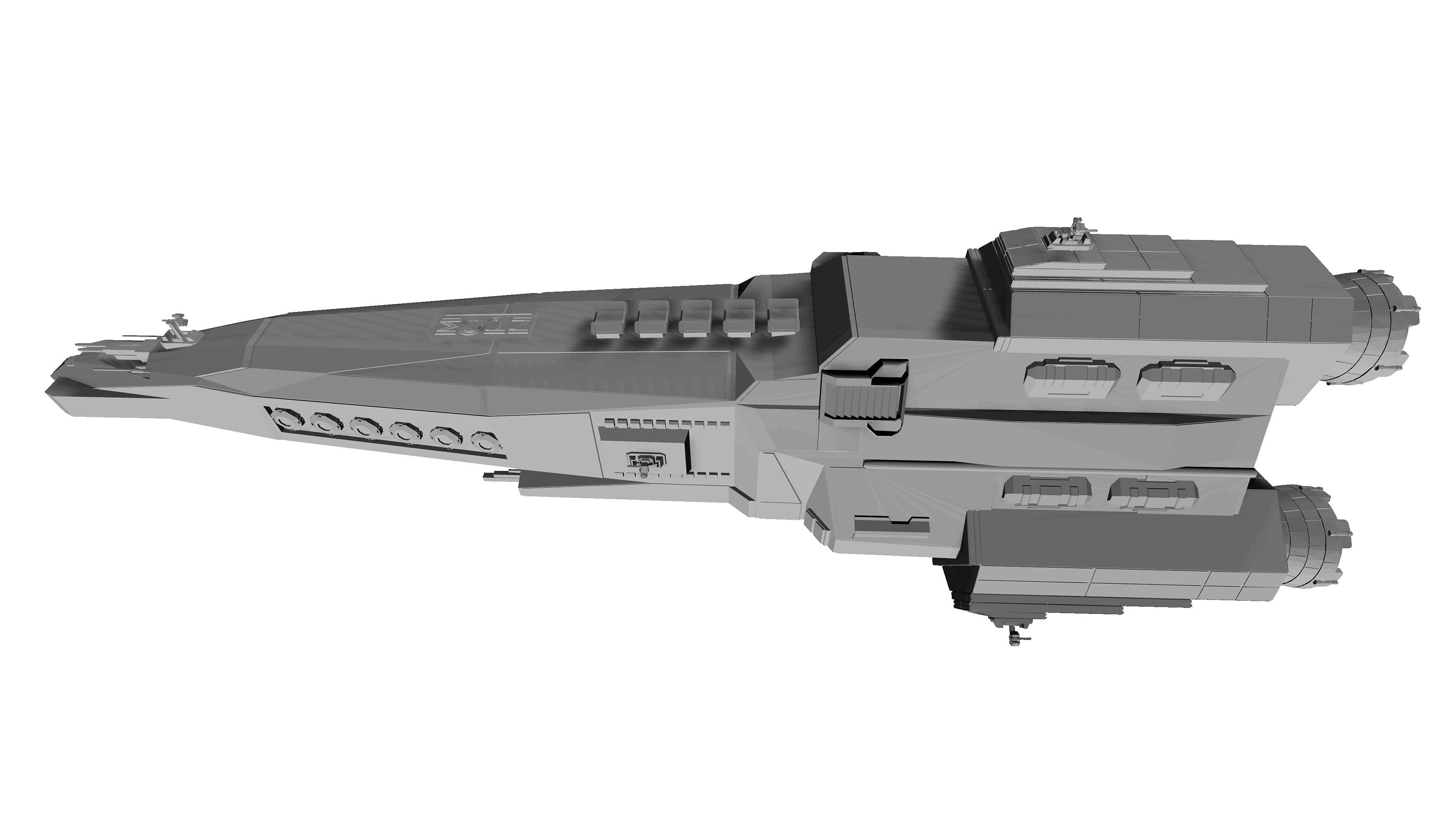 MCRN Raptor Class Fast Attack Cruiser STL File Expanse Ship Model - Etsy