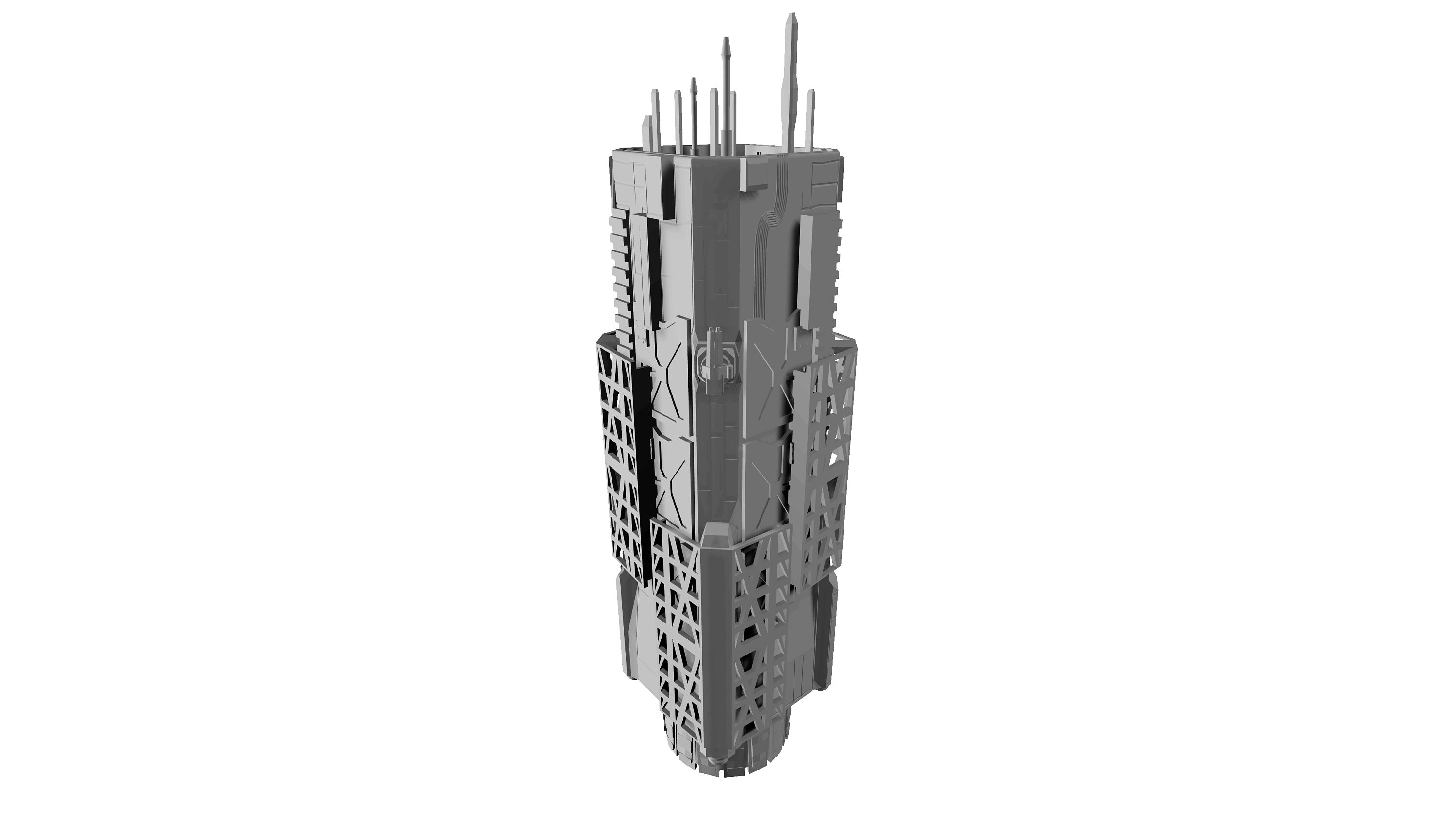 UNN Phantom Class Escort STL the Expanse Ship Model File - Etsy