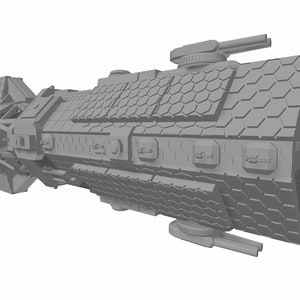 UNN Zenobia/nathan Hale Class STL Digital Download Expanse Ship Model ...
