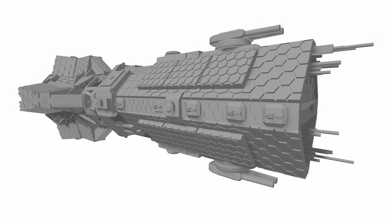 UNN Zenobia/nathan Hale Class STL Digital Download Expanse Ship Model ...