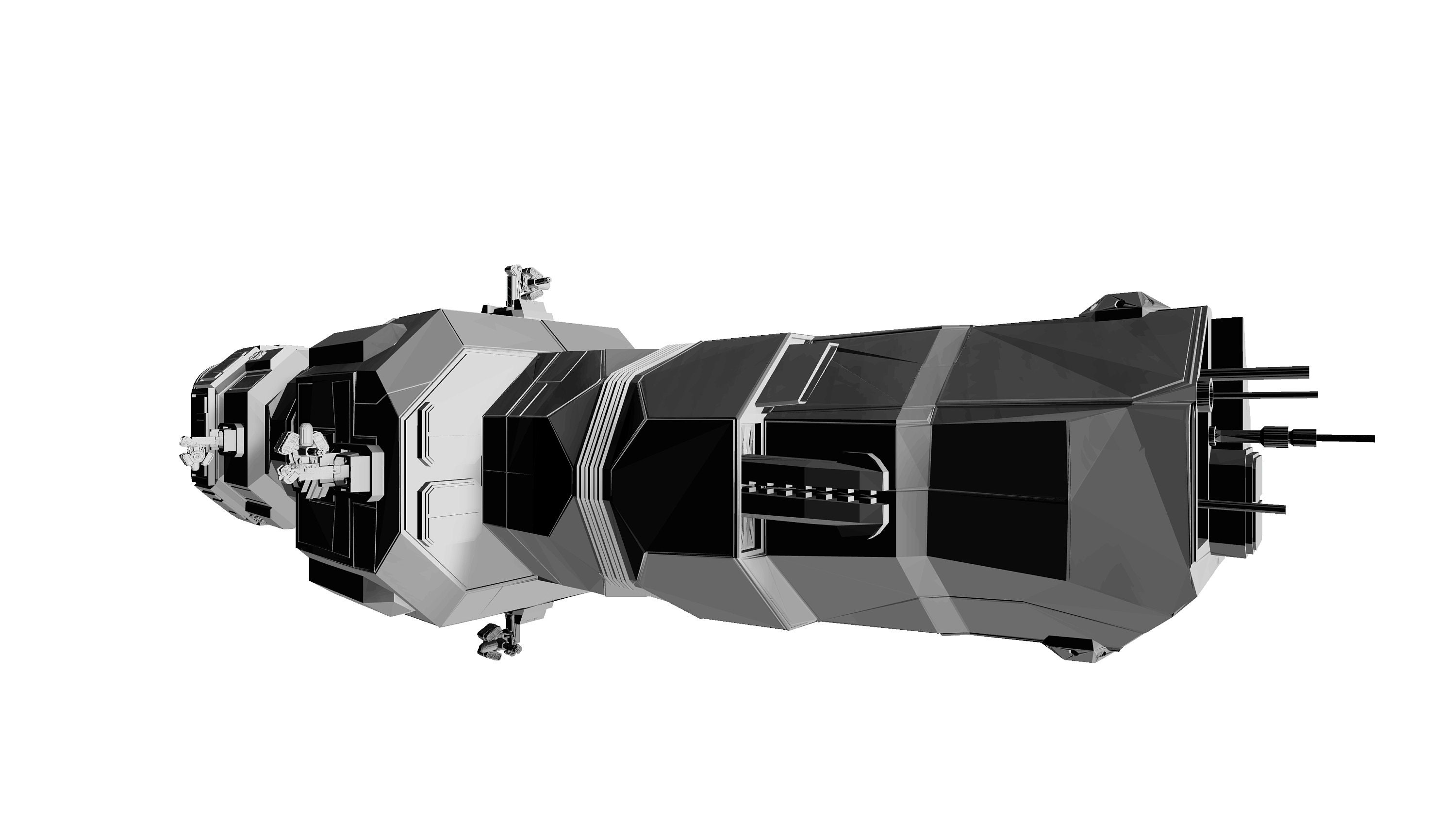 UNN Murphy Class Destroyer STL Expanse Ship Model - Etsy