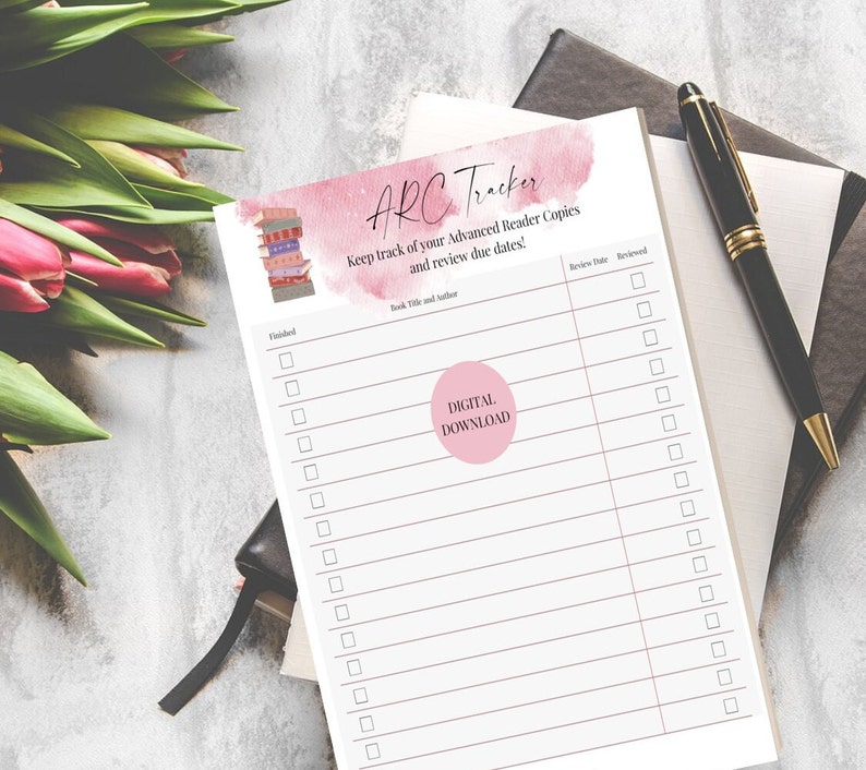 ARC advanced Reader Copy Printable Tracker Book Log Book - Etsy UK