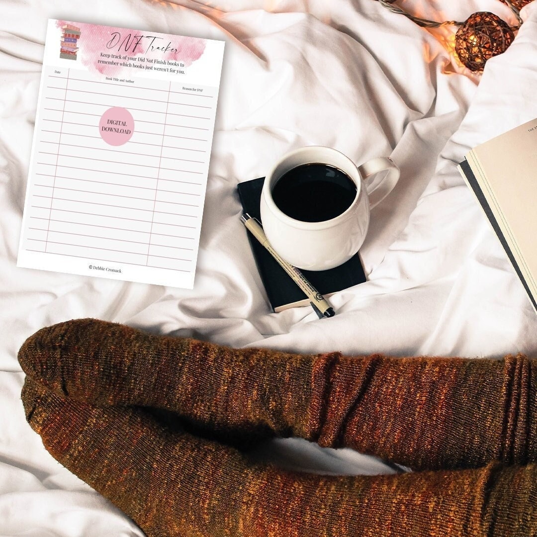 DNF Book Tracker: Numbered Reading Log (printable PDF) - Etsy