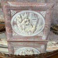Carved Incolay Trinket Box by Design Gifts International ~ Signed ...
