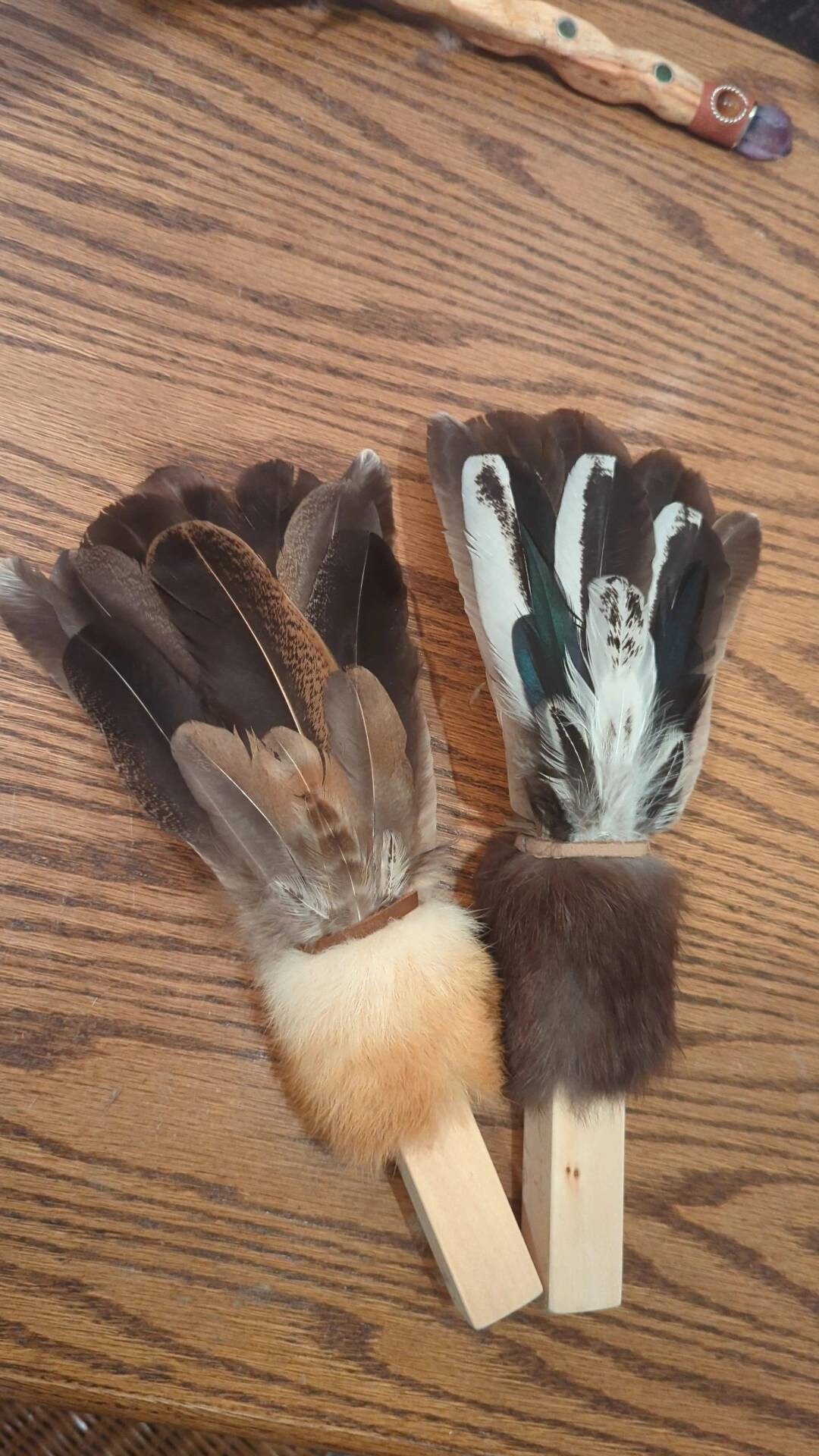 Smudging Fan Smudge Feather, Feather Fan, Prayer Fan, Smudge Tool ...