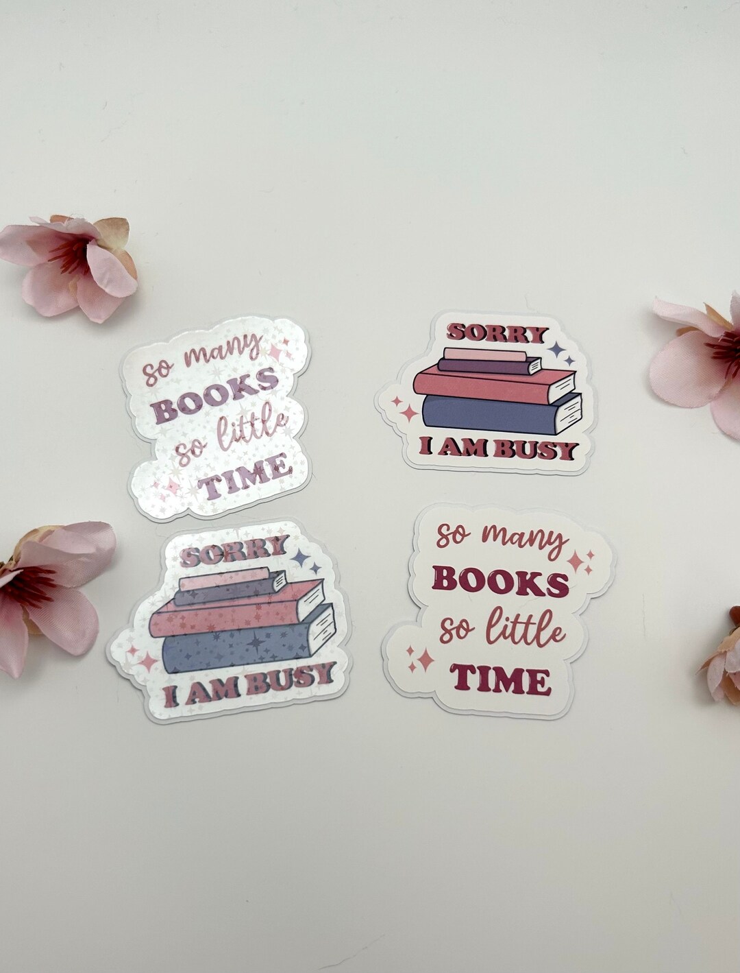 Handmade Bookish Stickers Scrapbook Book Lover - Etsy