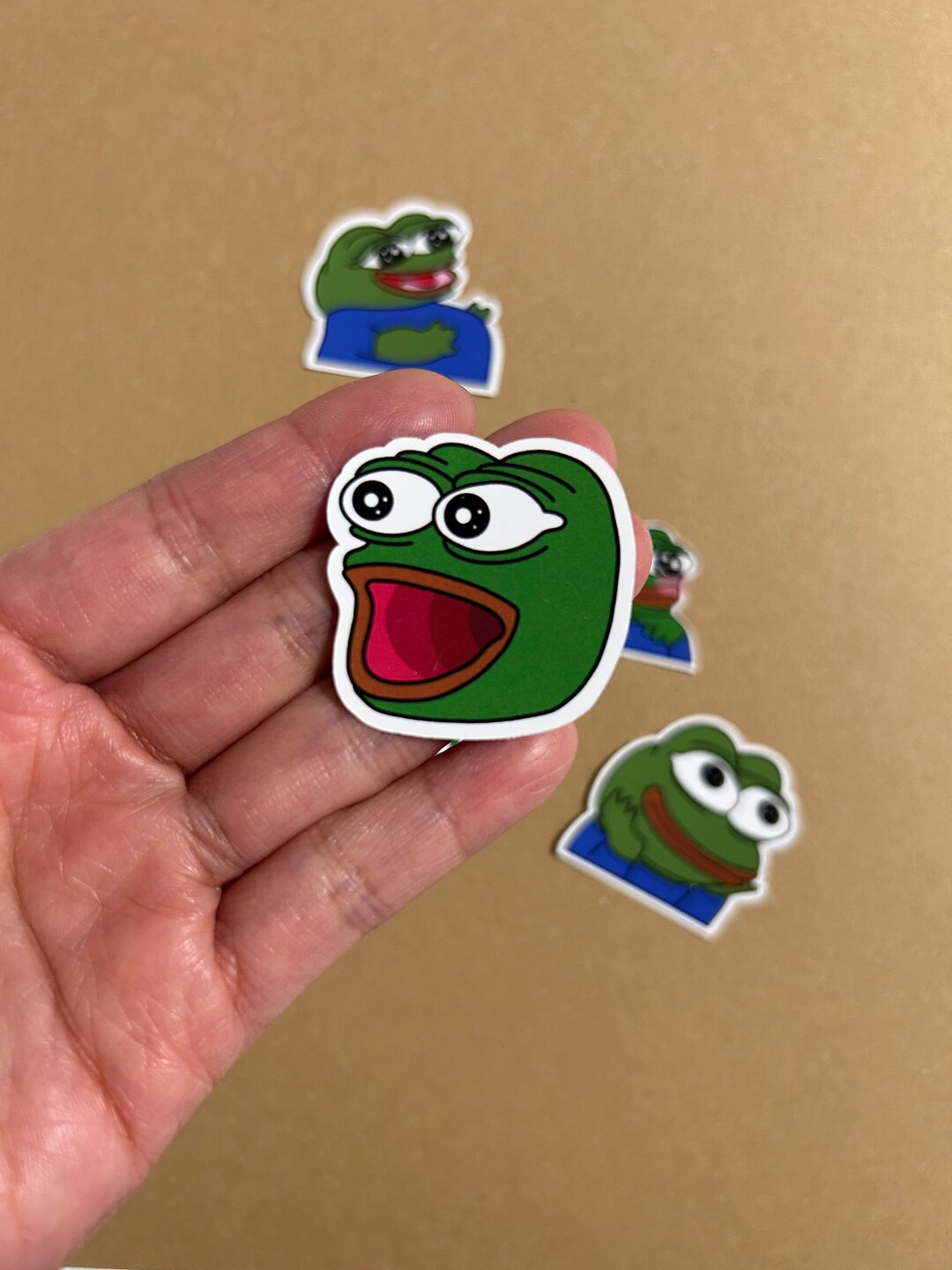 Frog Sticker I Meme Sticker I Pog I Magnet I Handmade - Etsy